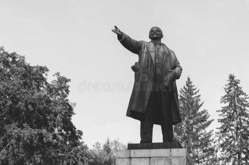Monument to Lenin stock image. Image of union, communism - 67735957