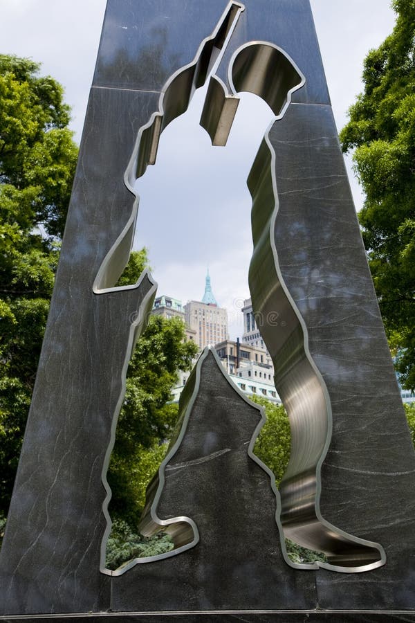 Monument to Joe Louis editorial stock image. Image of icon - 44426639