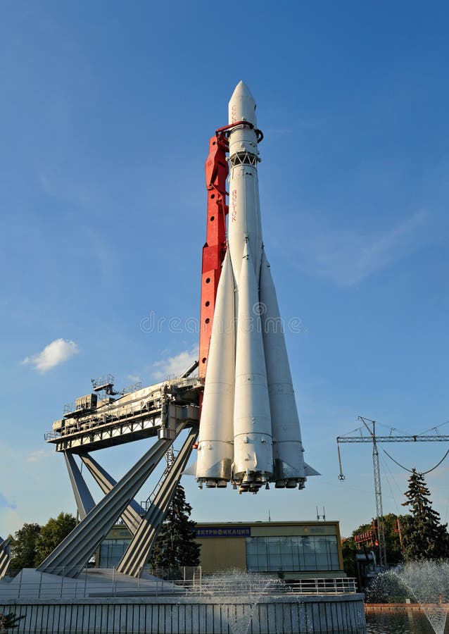 Soviet Rocket, The Exhibition Centre In Moscow, Russia Editorial Image ...