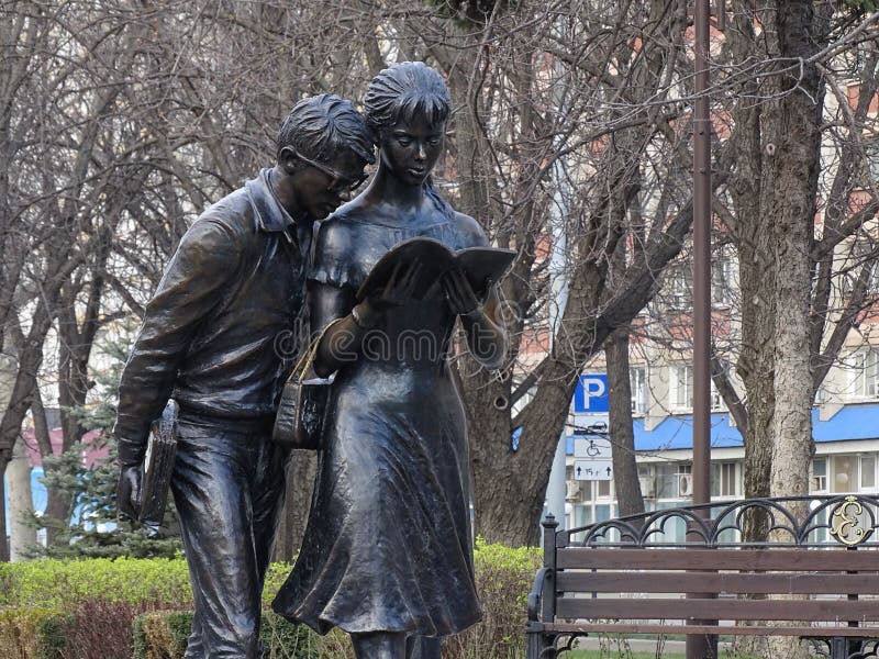 Soviet Students Sculpture in Front of the Polytechnic University ...