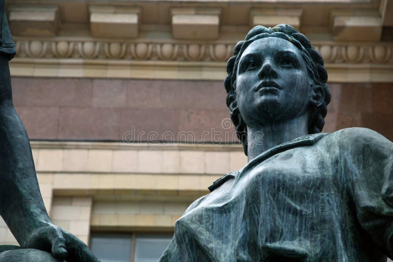 Monument To Students by Moscow State University Named after Lomonosov ... Monument To Students by Moscow State University Named after Lomonosov ...