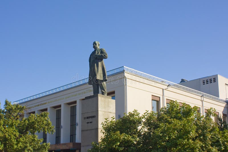 Monument To Taras Shevchenko in Cherkassy, Ukraine Stock Photo - Image ...