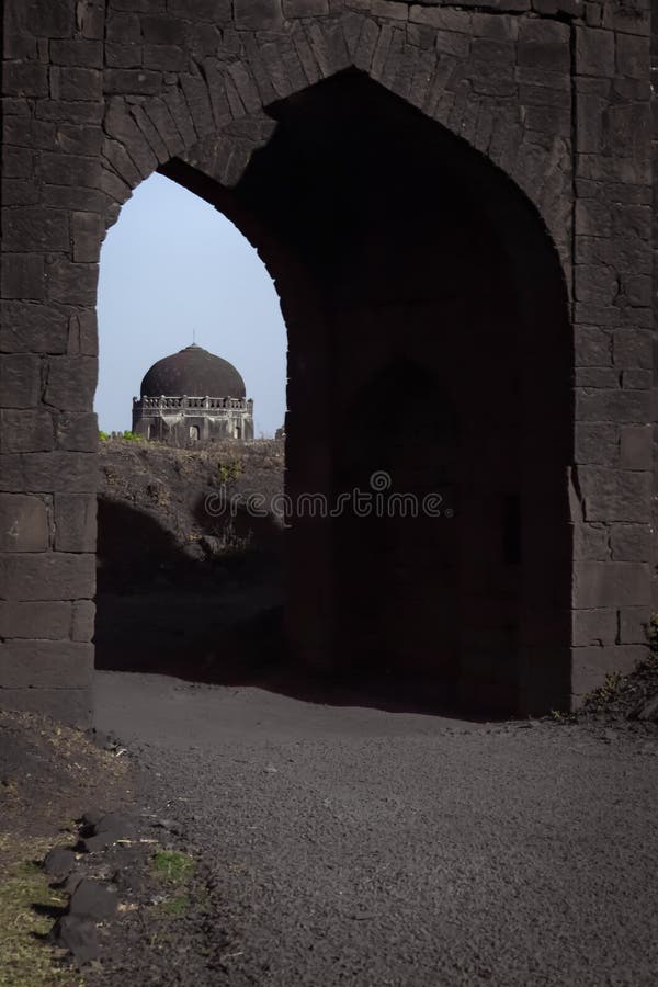 Monument Tomb Inside Wall Used As a Frame Stock Photo - Image of chapel ...