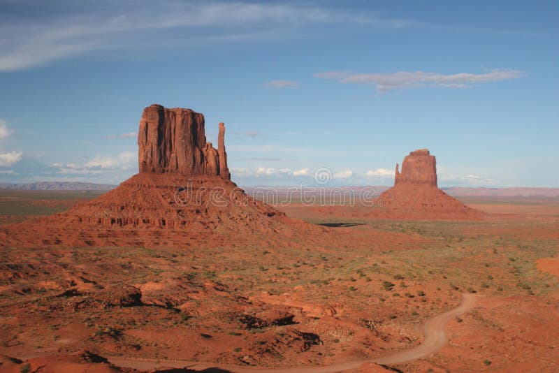 Monument Valley stock image. Image of bush, navajo, angle - 5547673