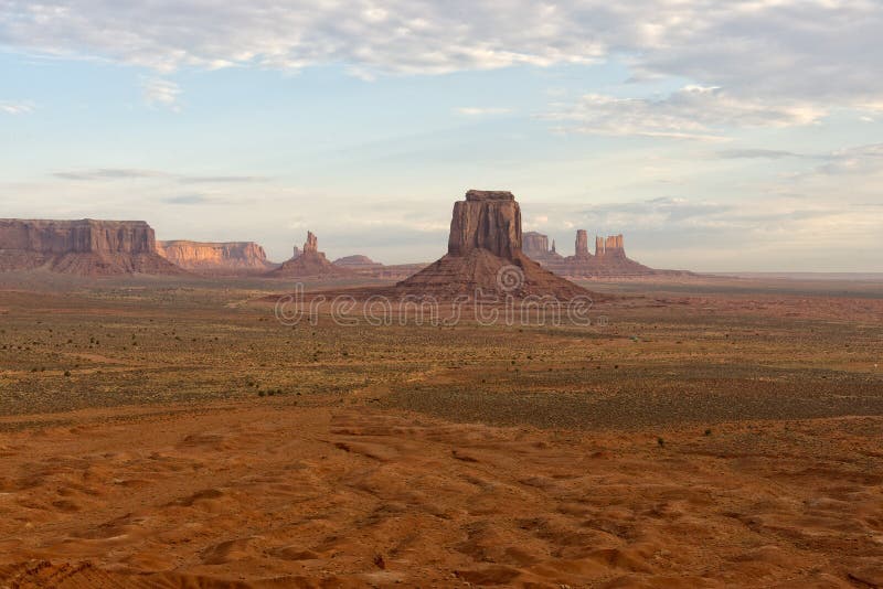 Monument Valley Aerial Sky View Stock Photo - Image of arizona, nature ...