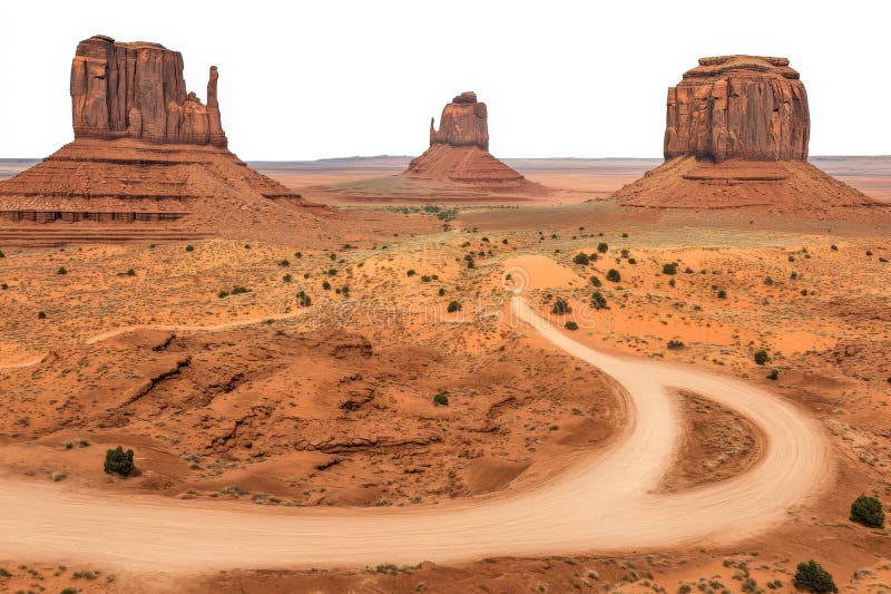 The Monument Valley in America is a Famous Landscape View Stock Photo ...