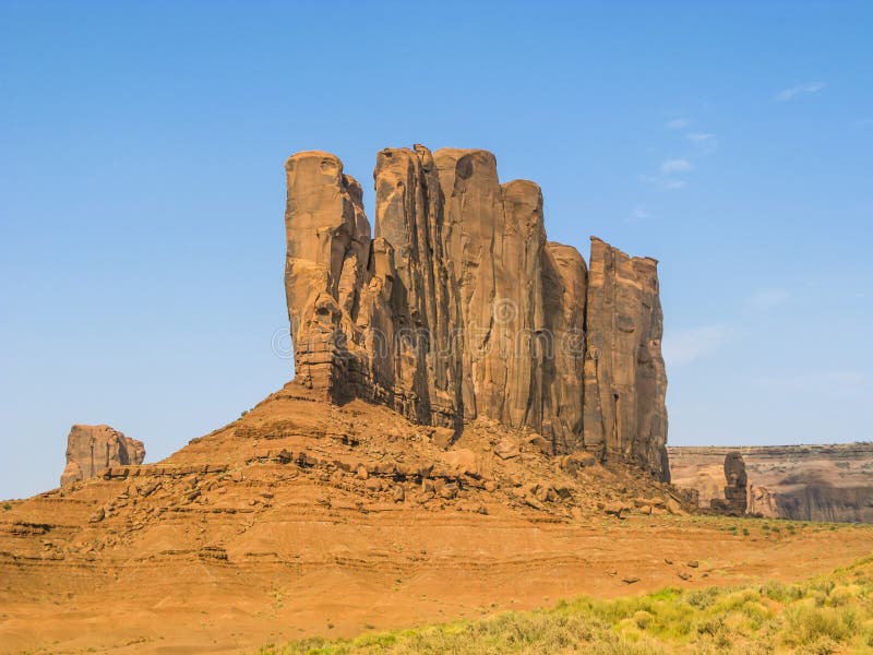 Monument Valley, Beautiful Sandstone Rock Stock Photo - Image of rock ...