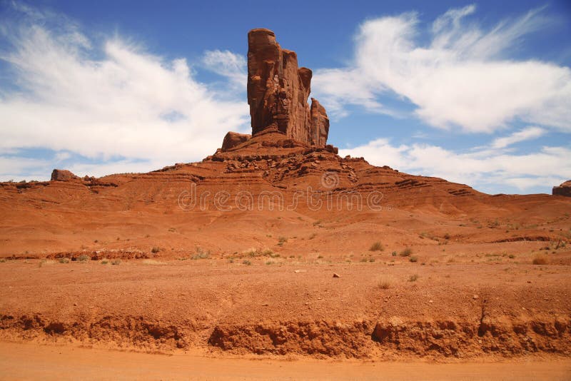 Monument Valley, Desert Canyon in Utah, USA Stock Photo - Image of ...