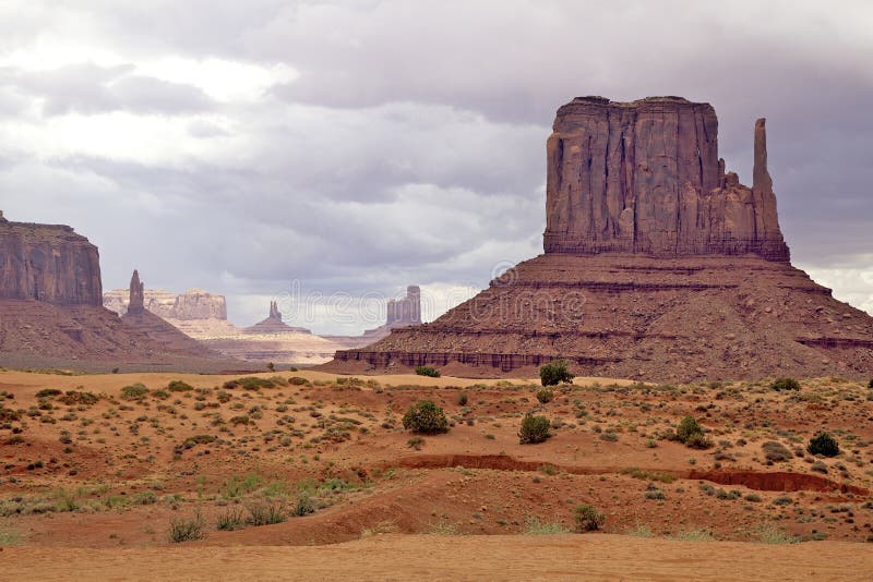 Monument Valley Landscape stock photo. Image of scenic - 25661074
