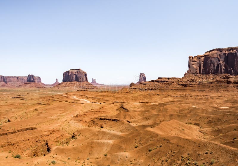 Monument Valley landscape stock photo. Image of navajo - 100464748