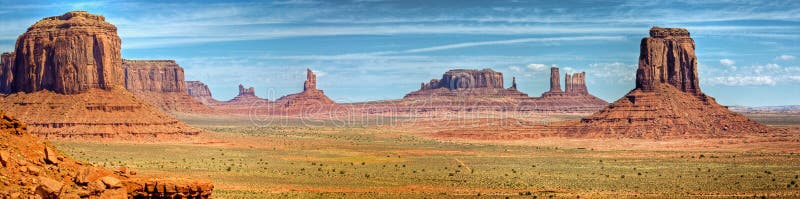 Monument Valley Panorama stock photo. Image of panorama - 14326522