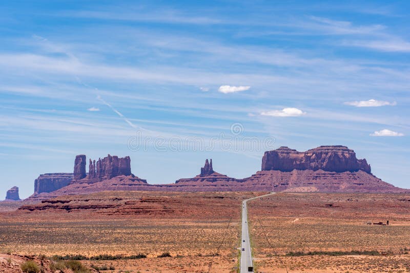 Monument Valley in the Region of the Colorado Plateau, US Stock Image ...