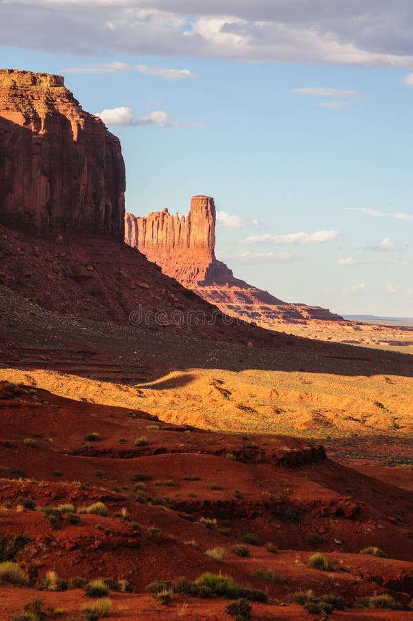 Monument Valley at Sunset stock photo. Image of sandstone - 105689830