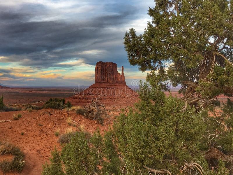 Monument Valley stock photo. Image of valley, sunset - 135834558