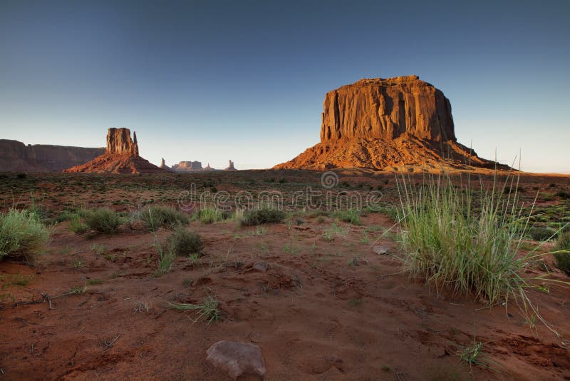 Monument Valley Sunset stock image. Image of travel, utah - 79581019