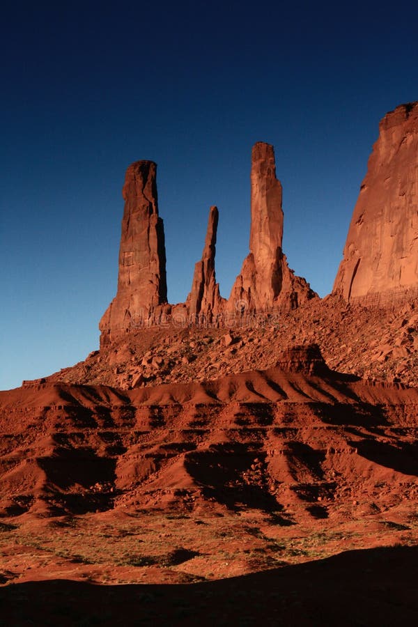 Monument Valley colours stock photo. Image of palette - 179624864