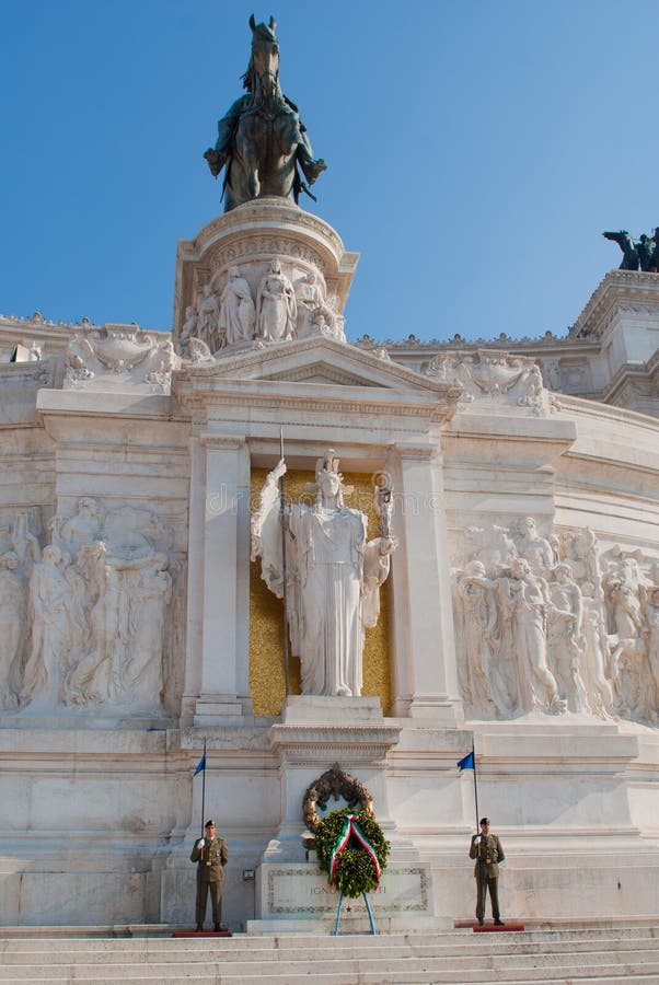 The Monument of Victor Emmanuel II Editorial Stock Image - Image of ...