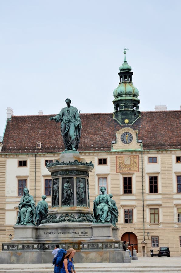 Monument in Vienna editorial image. Image of building - 115687815
