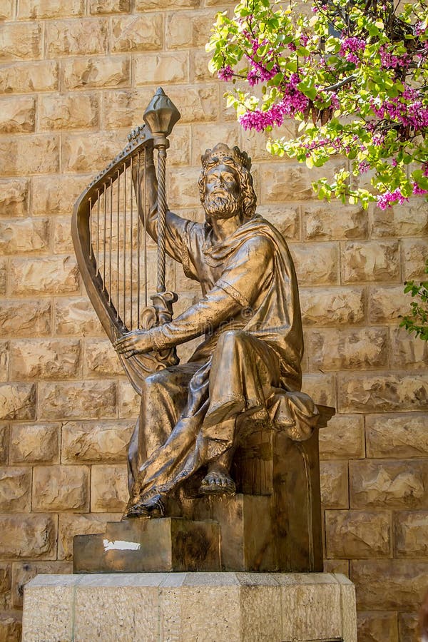 Israel King David-Harfe Oder Musikinstrument Der Leier Redaktionelles ...