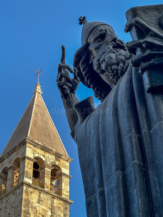 Monument To Gregory of Nin - Split, Croatia Editorial Photo - Image of ...