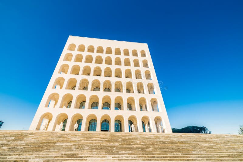 Monumental Building in Rome Stock Photo - Image of history, building ...