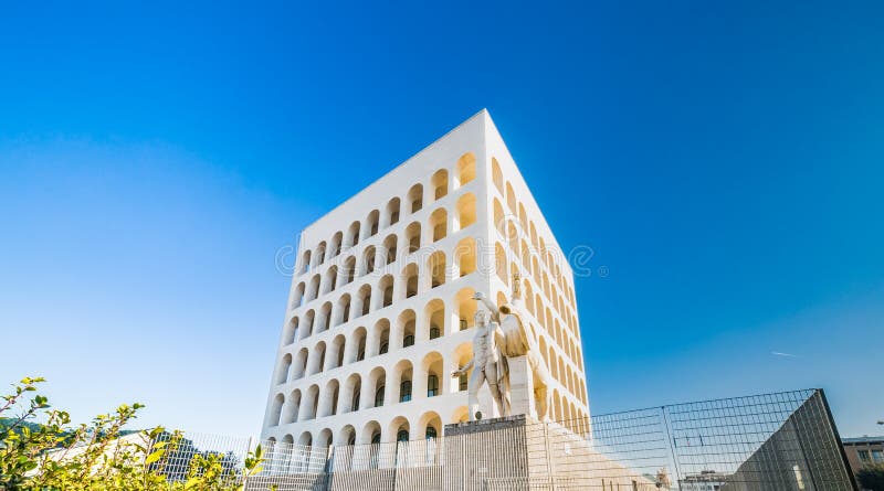 Monumental Building in Rome Editorial Stock Photo - Image of archs ...