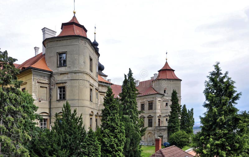 Monumental Tower on Tall Building Stock Photo - Image of monument, door ...