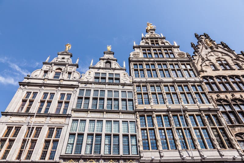 Monumenti Storici a Anversa, Belgio Immagine Stock - Immagine di ...
