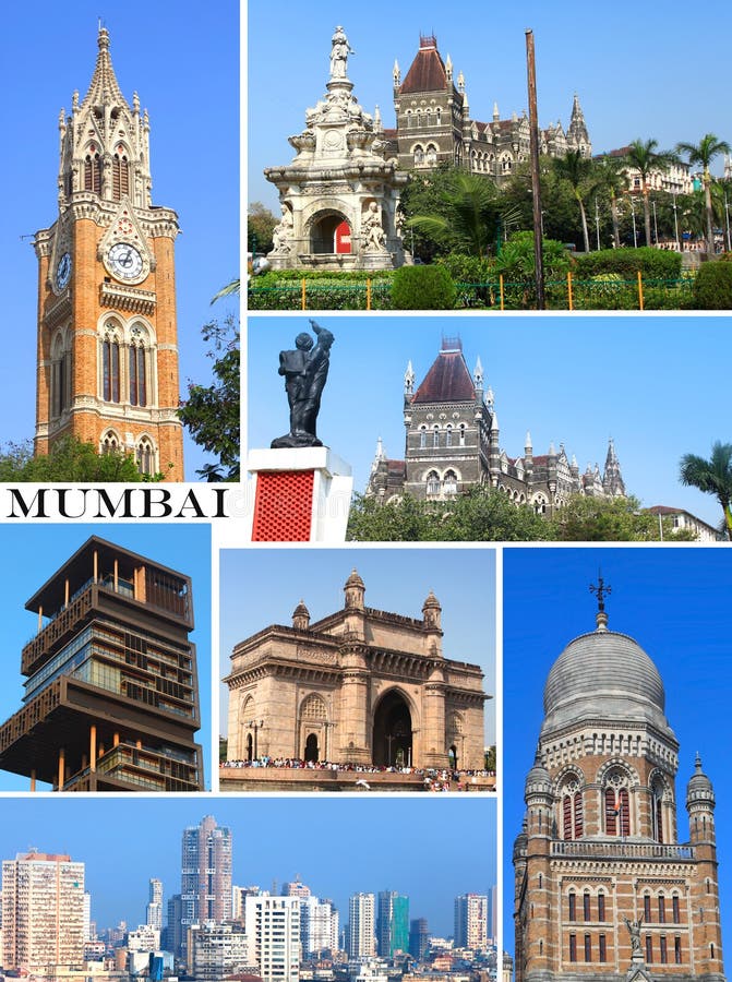Nome Della Città Di Mumbai in Hindi Fotografia Stock - Immagine di ...
