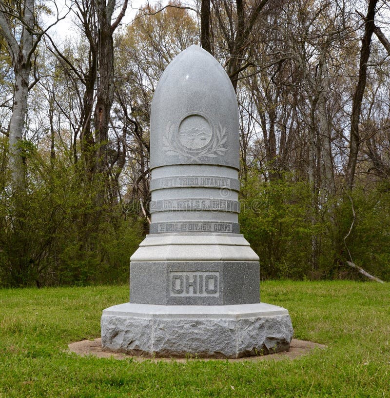 Monumento de Ohio foto editorial. Imagem de honrar, militar - 52419786