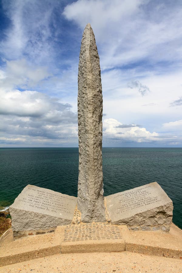 Monumento De Pointe Du Hoc Ranger Imagen de archivo editorial - Imagen ...