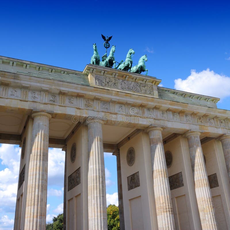 Monumento di Berlino fotografia stock. Immagine di capitale - 74569714