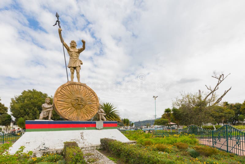 Monumento a General Ruminahui Otavalo Foto editorial - Imagen de ...