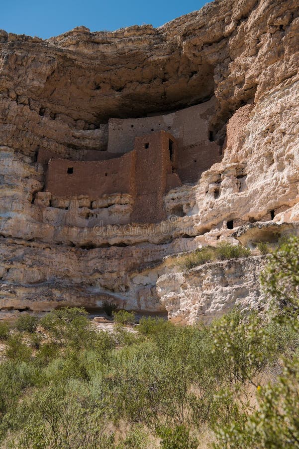 Monumento Nacional Del Castillo De Montezuma Foto de archivo - Imagen ...