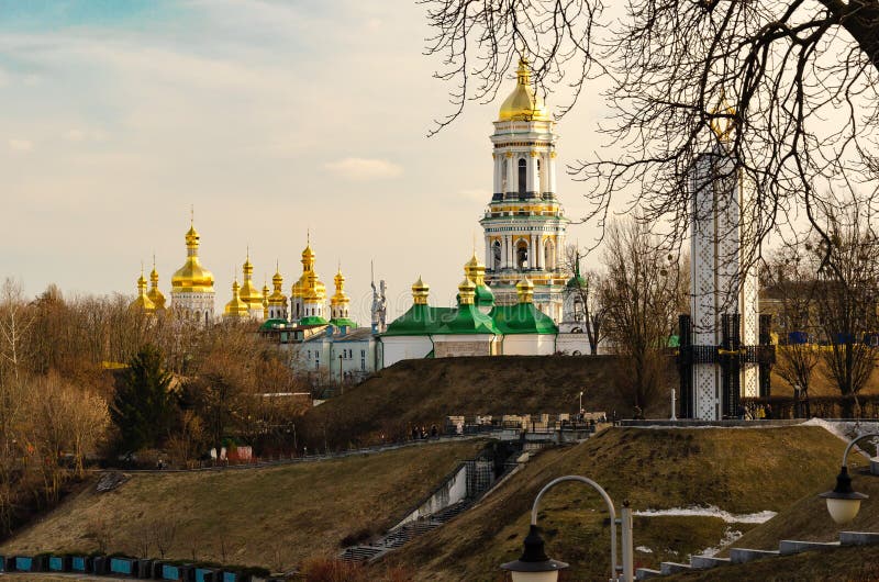 Spring Kyiv stock image. Image of city, historical, europe - 141673571