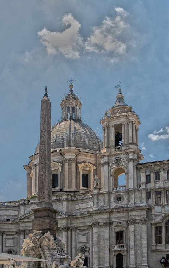 Italy. Monuments of the City of Rome. HDR Image Stock Photo - Image of ...