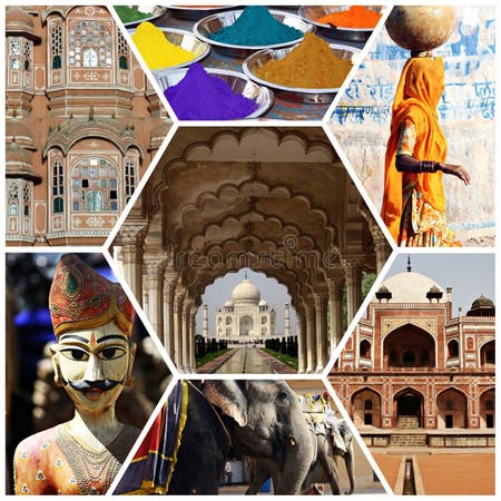 Indian Monuments Collage Stock Photos - Free & Royalty-Free Stock ...
