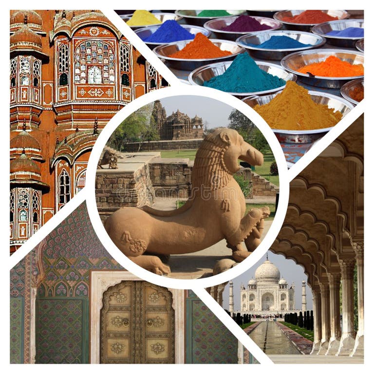 Indian Monuments Collage Stock Photos - Free & Royalty-Free Stock ...