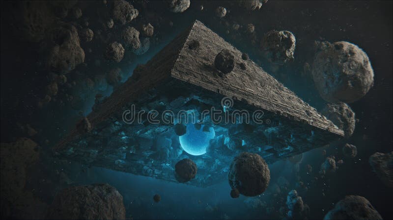 Monuments of the Impossible - Surreal Architectural Structures Stock ...