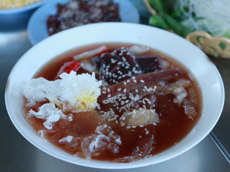 Moo ka ta stock photo. Image of meat, restuarant, sauce - 247010008