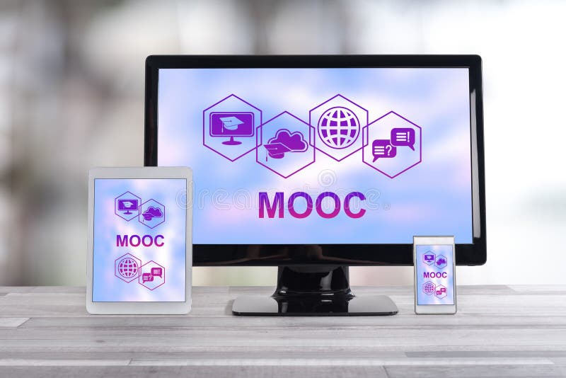Mooc Concept on Different Devices Stock Photo - Image of multi, computer: 347101506