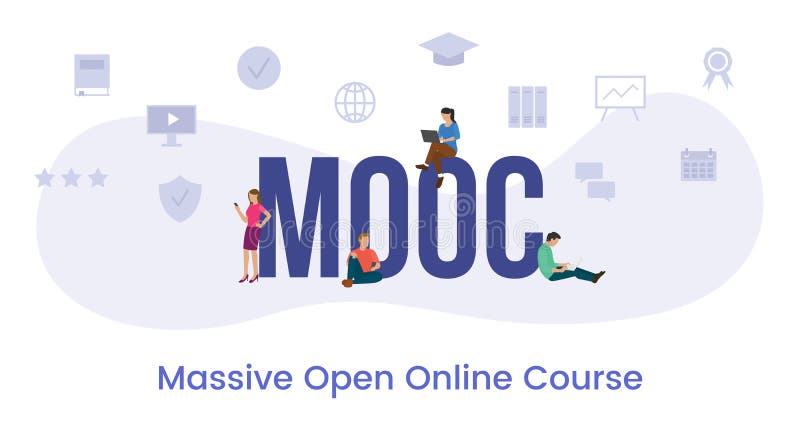 Mooc Icon White Stock Illustrations – 7 Mooc Icon White Stock ...