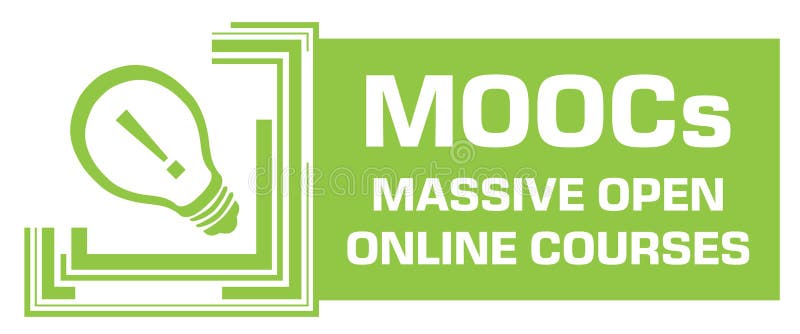 MOOCs - Massive Open Online Courses Green Squares Borders Left Symbol ... MOOCs - Massive Open Online Courses Green Squares Borders Left Symbol ...