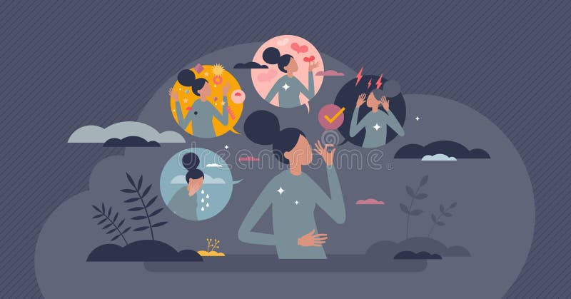 Mood Changes and Various Feelings As Bipolar Emotions Tiny Person ... Mood Changes and Various Feelings As Bipolar Emotions Tiny Person ...