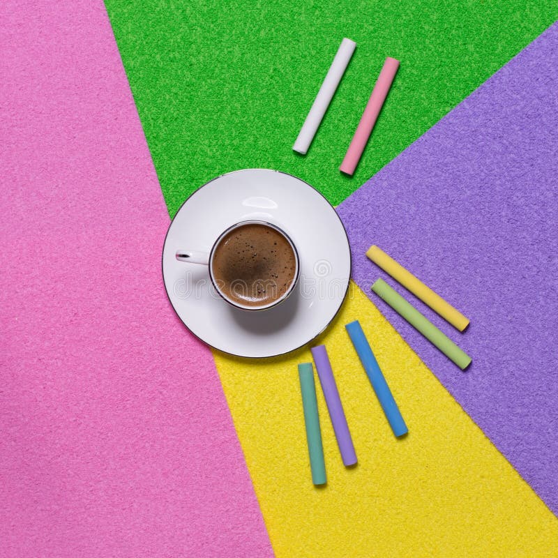 Coffee and creativity stock image. Image of ceramics - 102299391