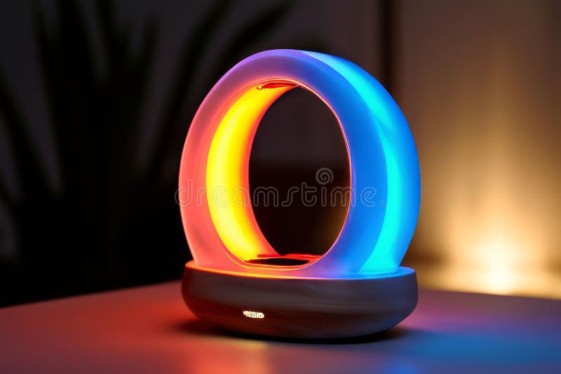 Mood Ring a Lamp that Changes Color Based on the Ambient Tempera Stock ...