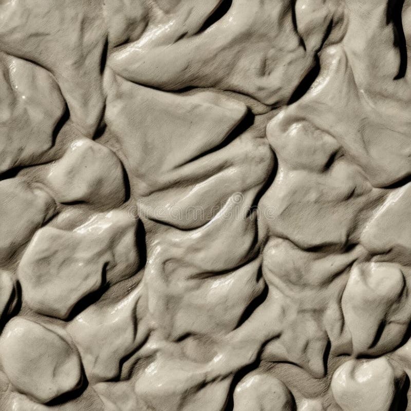 Mood Seamless Texture Wet Clay. Clay Pattern Stock Illustration ...