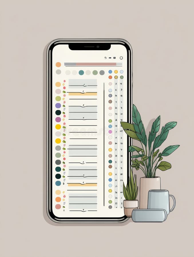 Mood Tracker on Phone Displays Day-by-Day Progress without Caffeine ...
