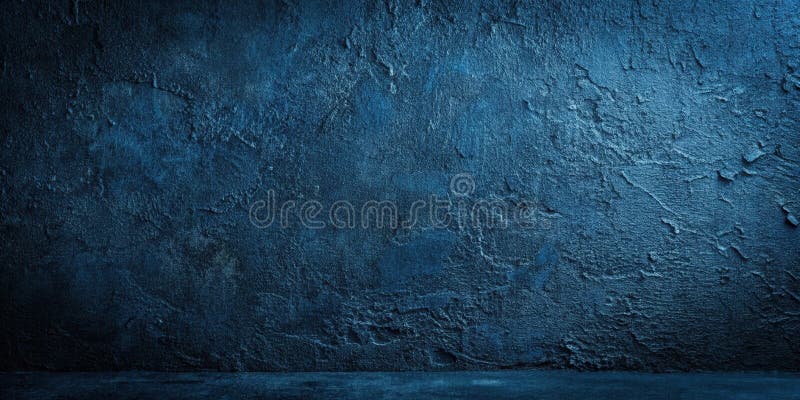 Moody Blue Textured Wall Background Ideal for Design Projects ...