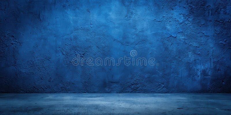 Moody Blue Wall and Floor Studio Background for Dramatic Product ...